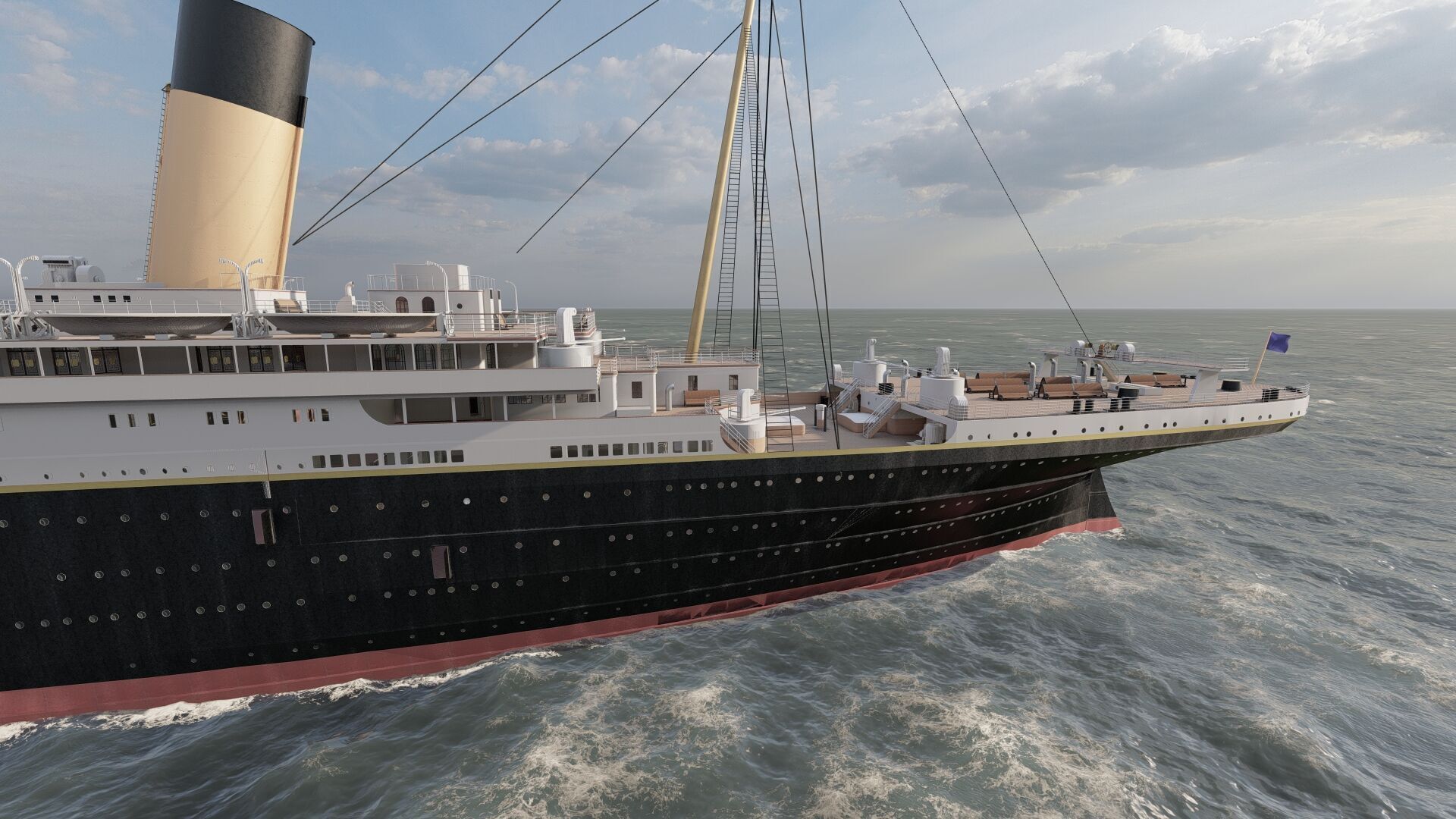 Titanic with full interior 3D model | CGTrader