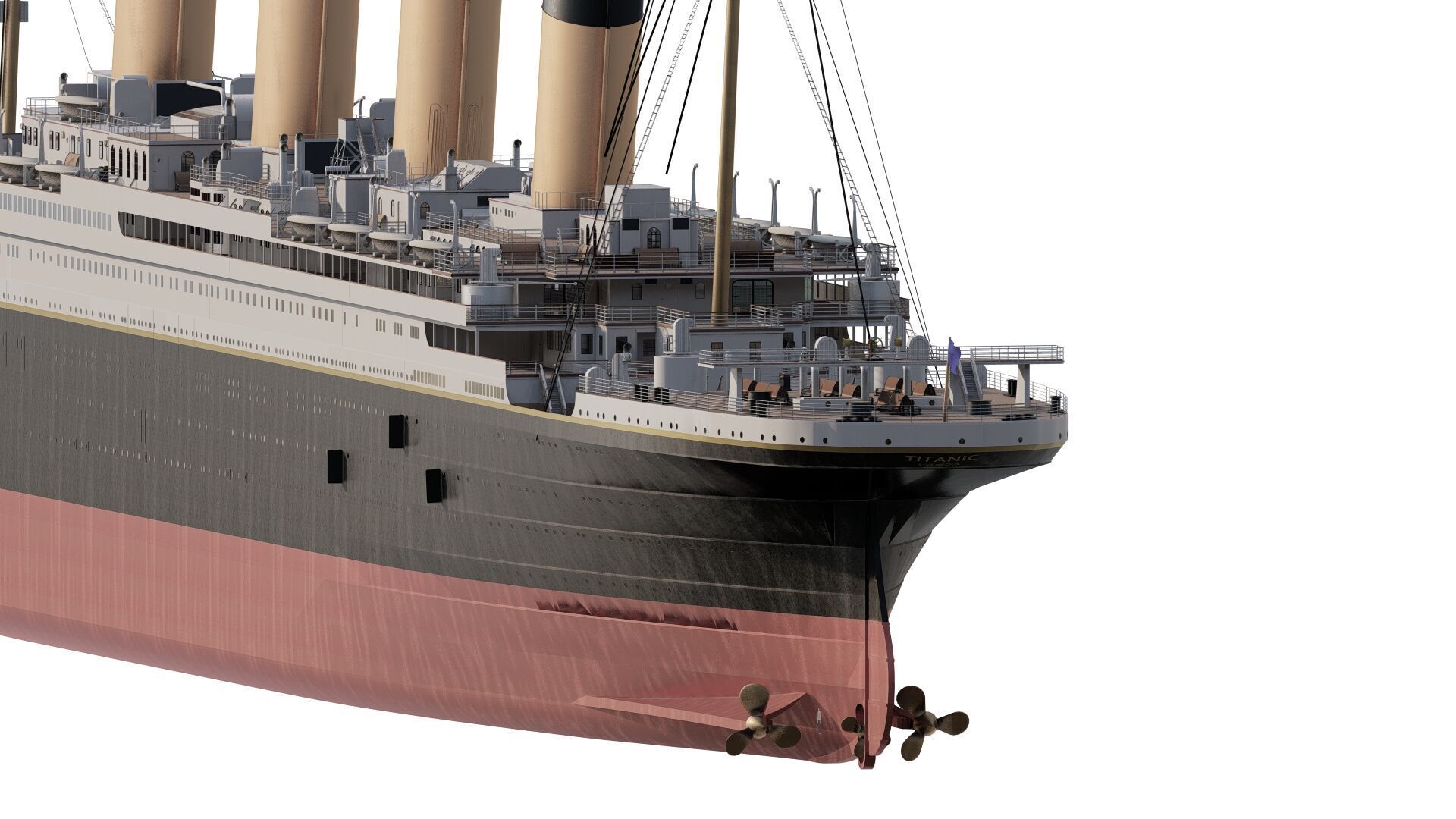 Titanic with full interior 3D model | CGTrader