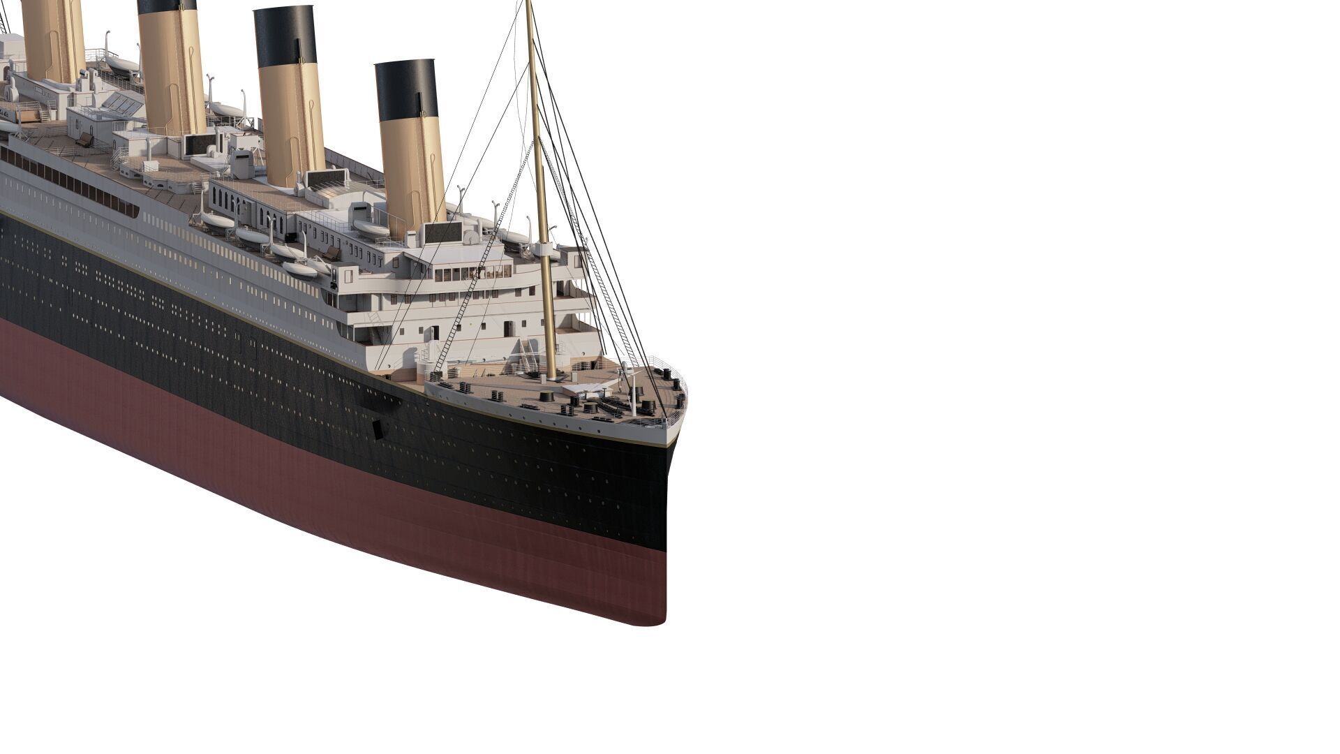 Titanic with full interior 3D model | CGTrader