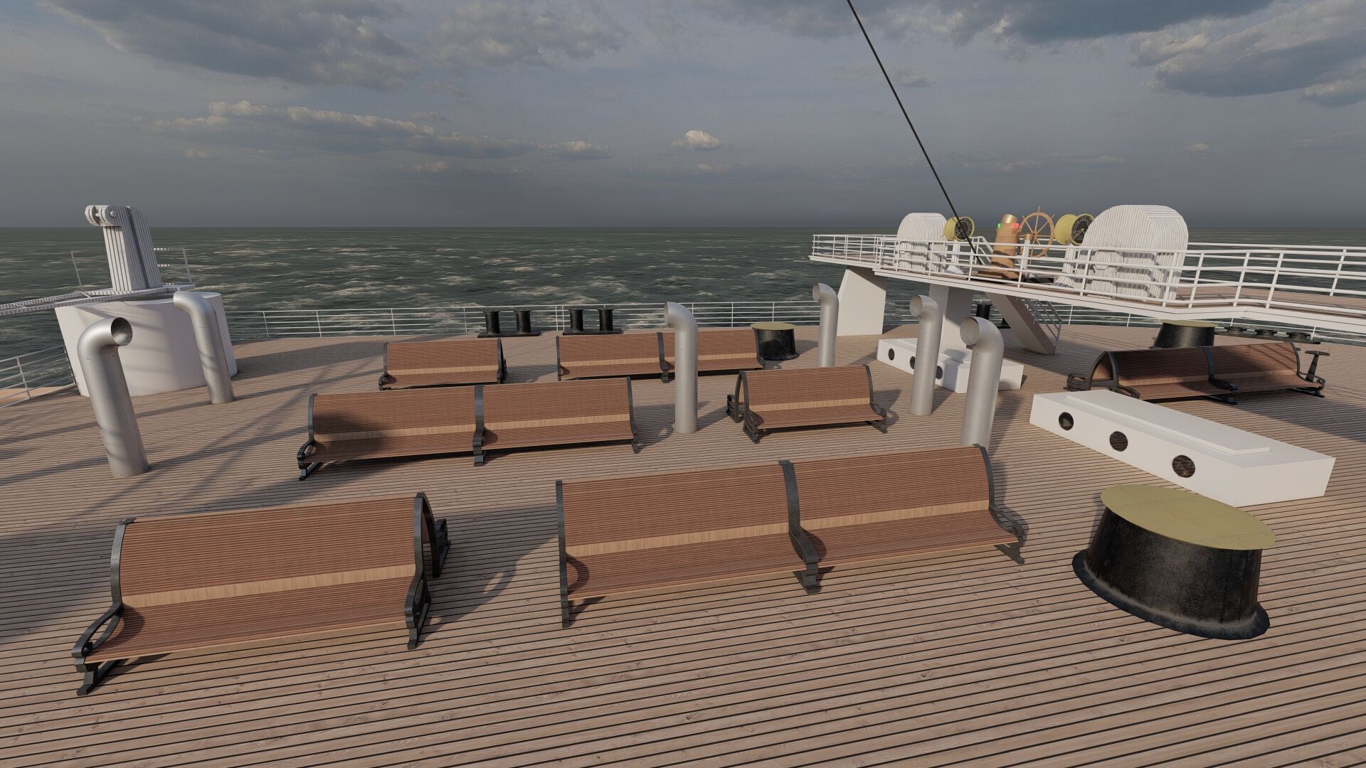 Titanic with full interior 3D model | CGTrader
