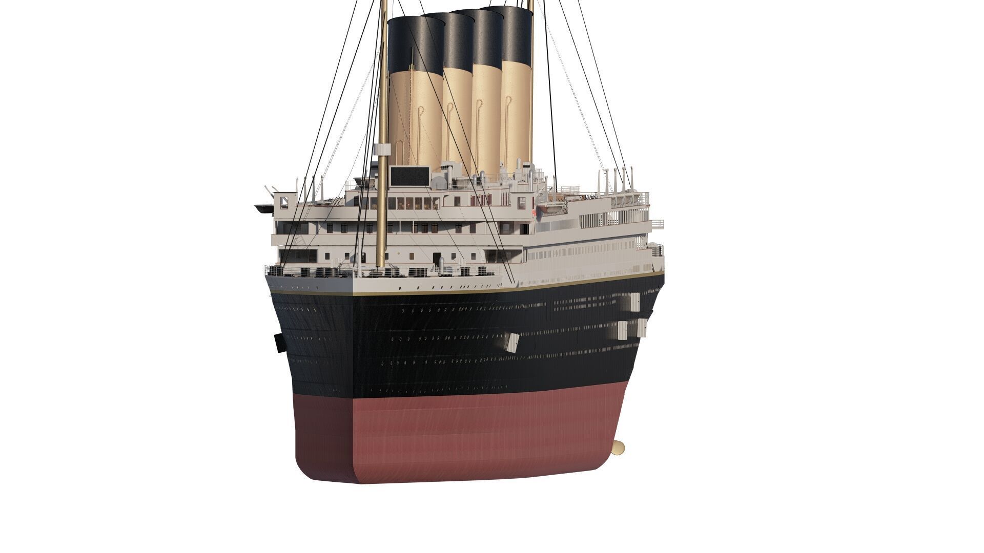 Titanic with full interior 3D model | CGTrader