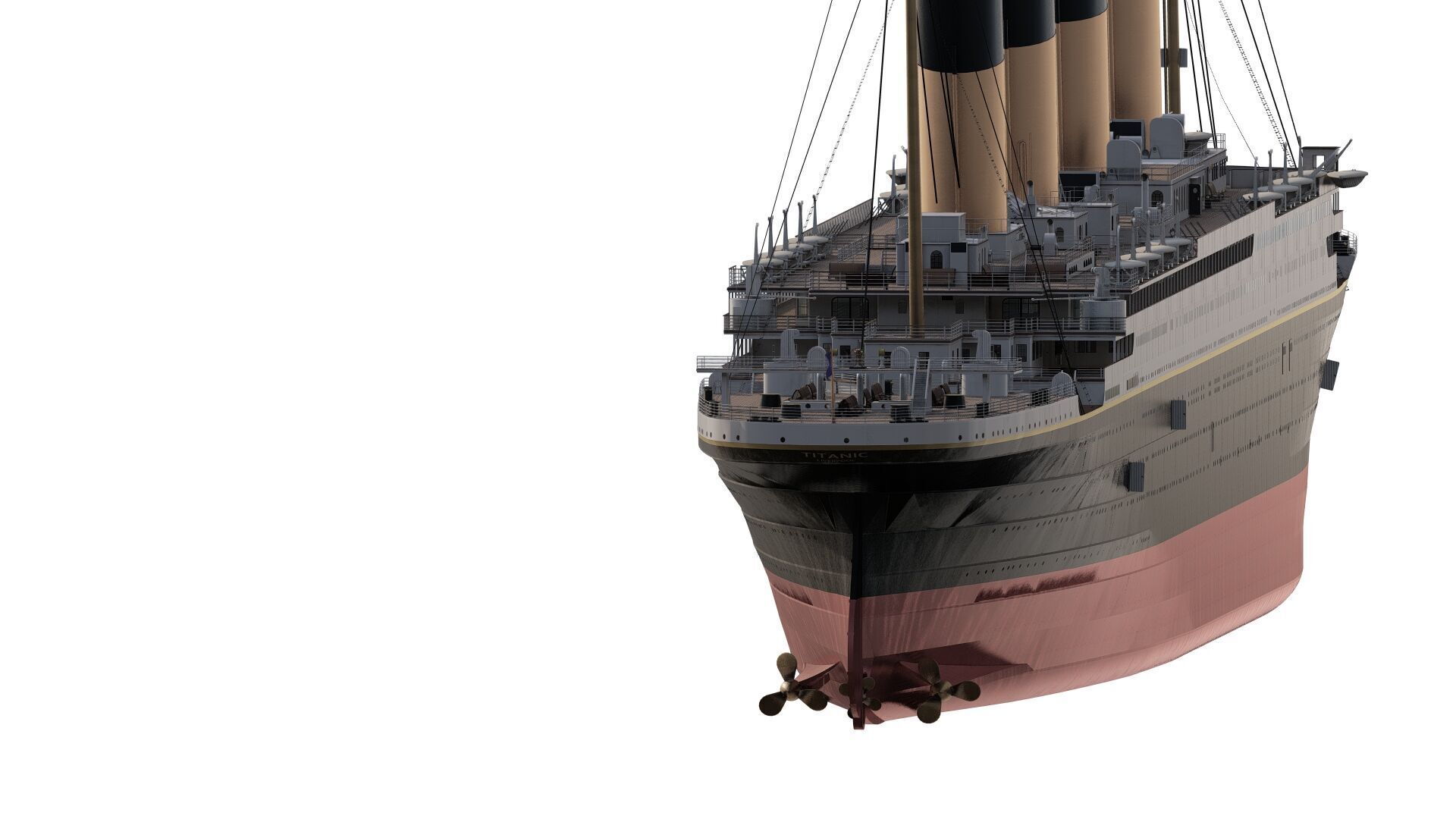 Titanic with full interior 3D model | CGTrader