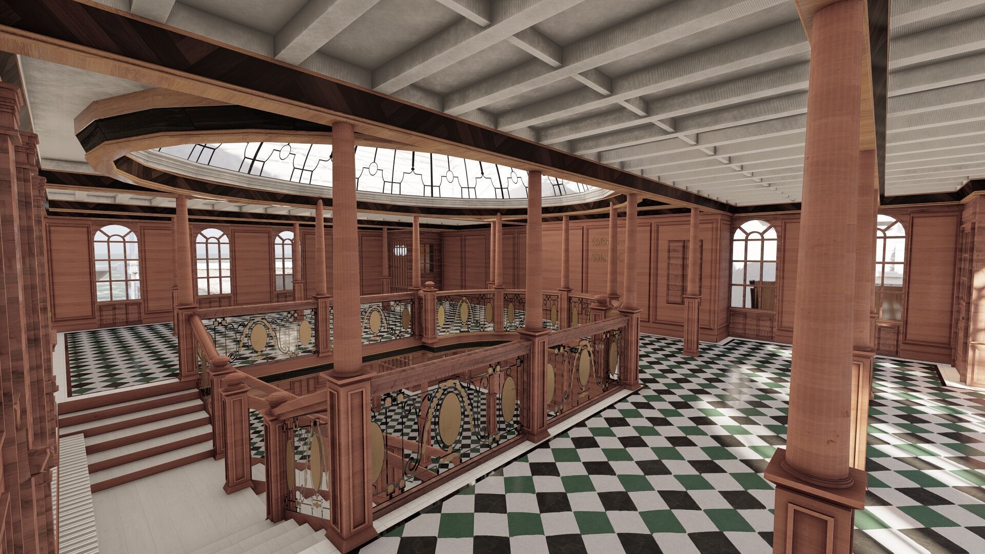 Titanic with full interior 3D model | CGTrader