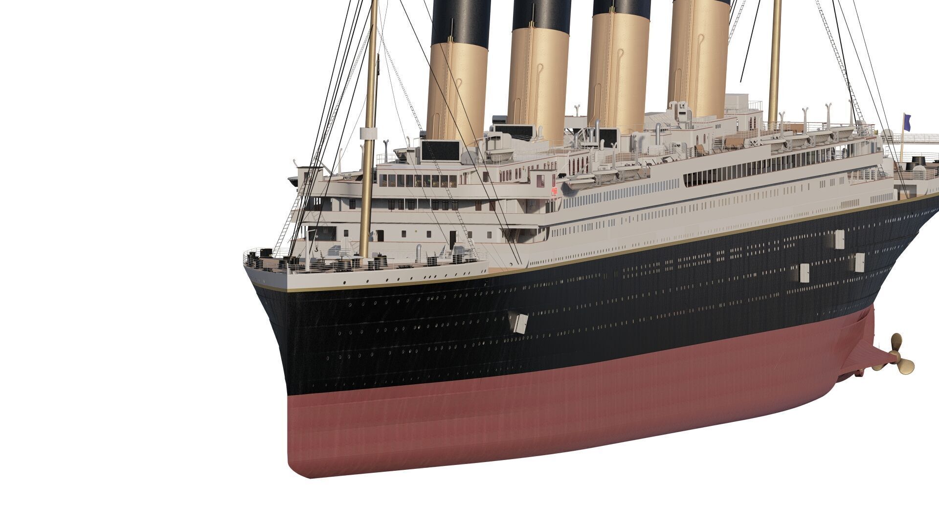 Titanic with full interior 3D model | CGTrader