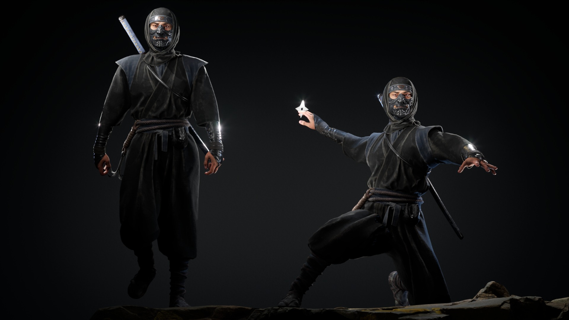 3D model Shinobi Rei VR / AR / low-poly | CGTrader