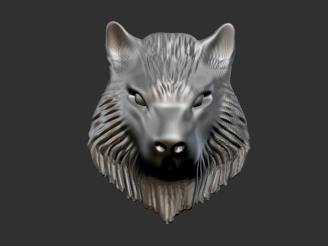 Wolf Head 3D Model 3D printable OBJ - CGTrader.com