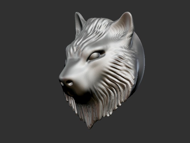 Wolf Head 3D Model 3D printable OBJ - CGTrader.com