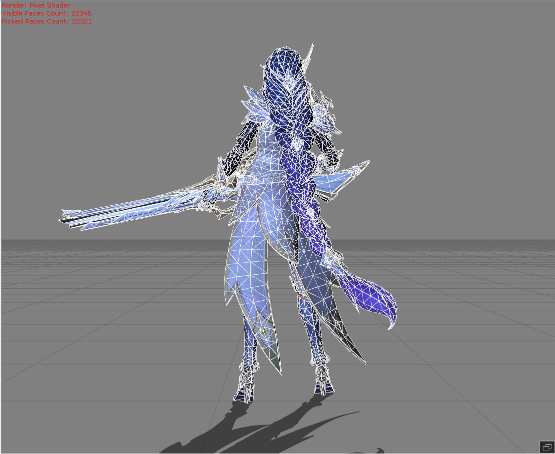3D model Lesley Hawk eyed Sniper VR / AR / low-poly | CGTrader