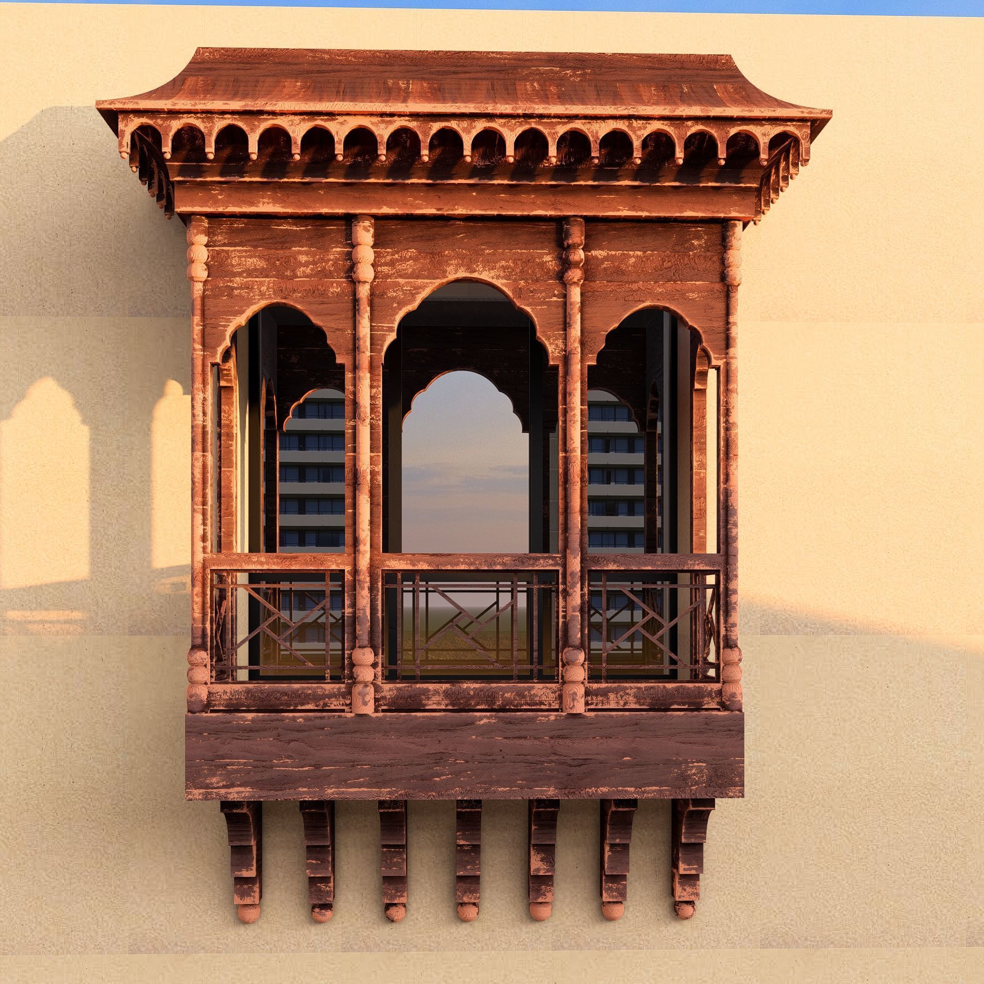 3D model JHAROKA 3D MODEL DETAILED AND LOW POLY VR / AR / low-poly ...