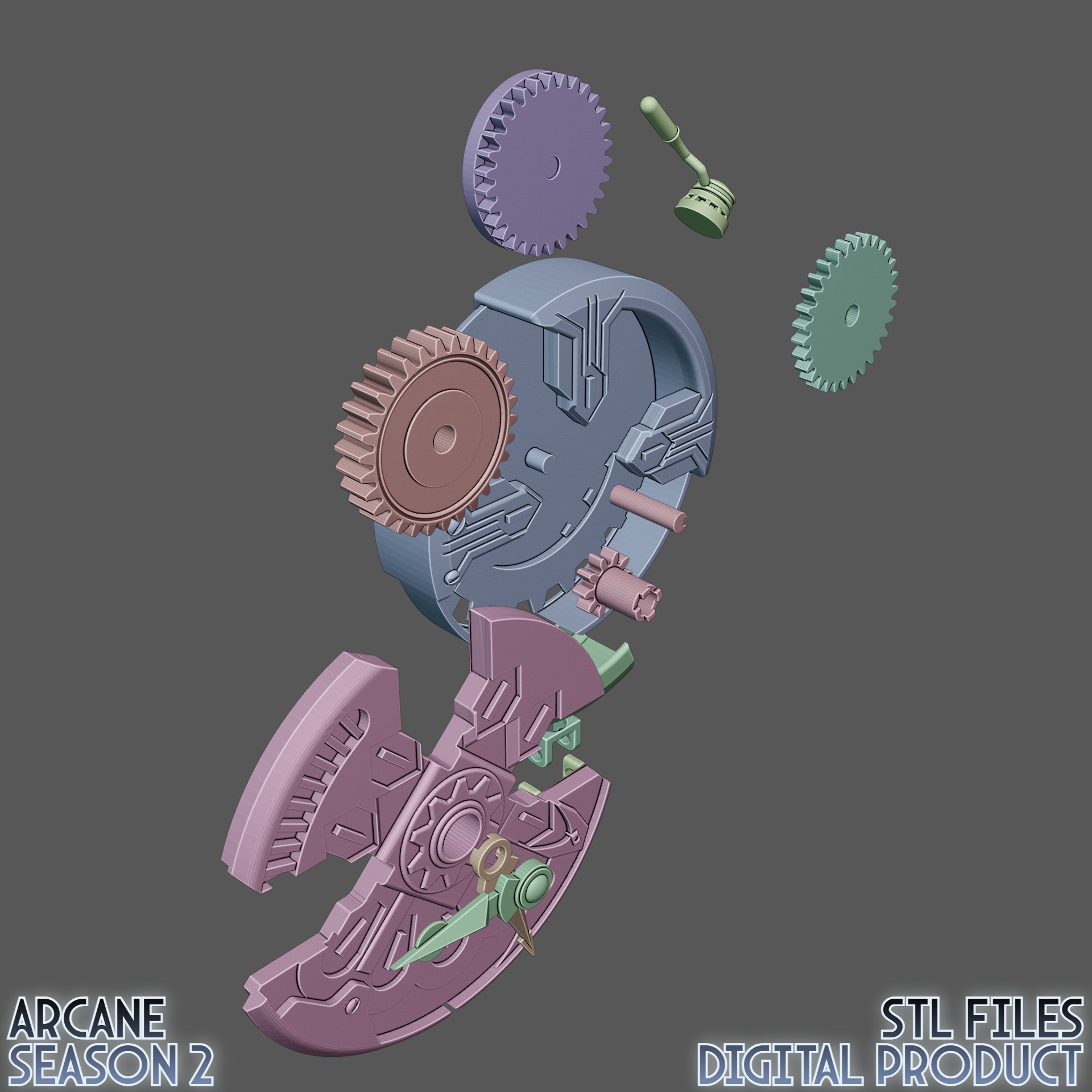 Ekko Stopwatch Arcane League Of Legends 3D model 3D printable | CGTrader