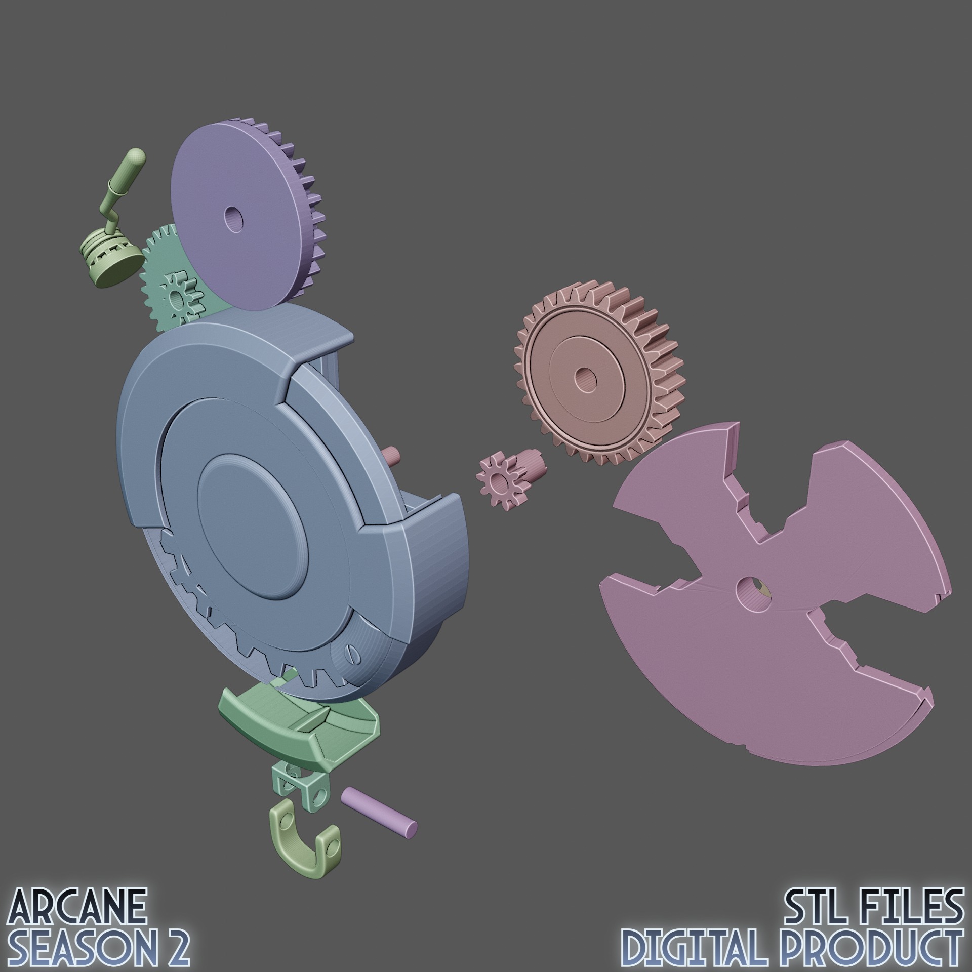 Ekko Stopwatch Arcane League Of Legends 3D model 3D printable | CGTrader