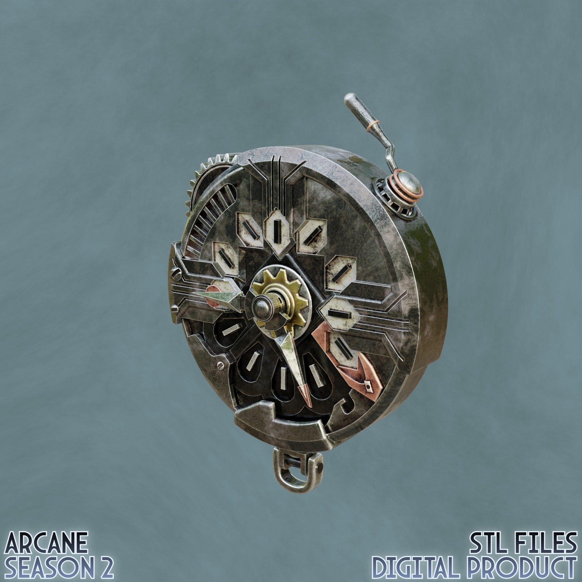 Ekko Stopwatch Arcane League Of Legends 3D model 3D printable | CGTrader