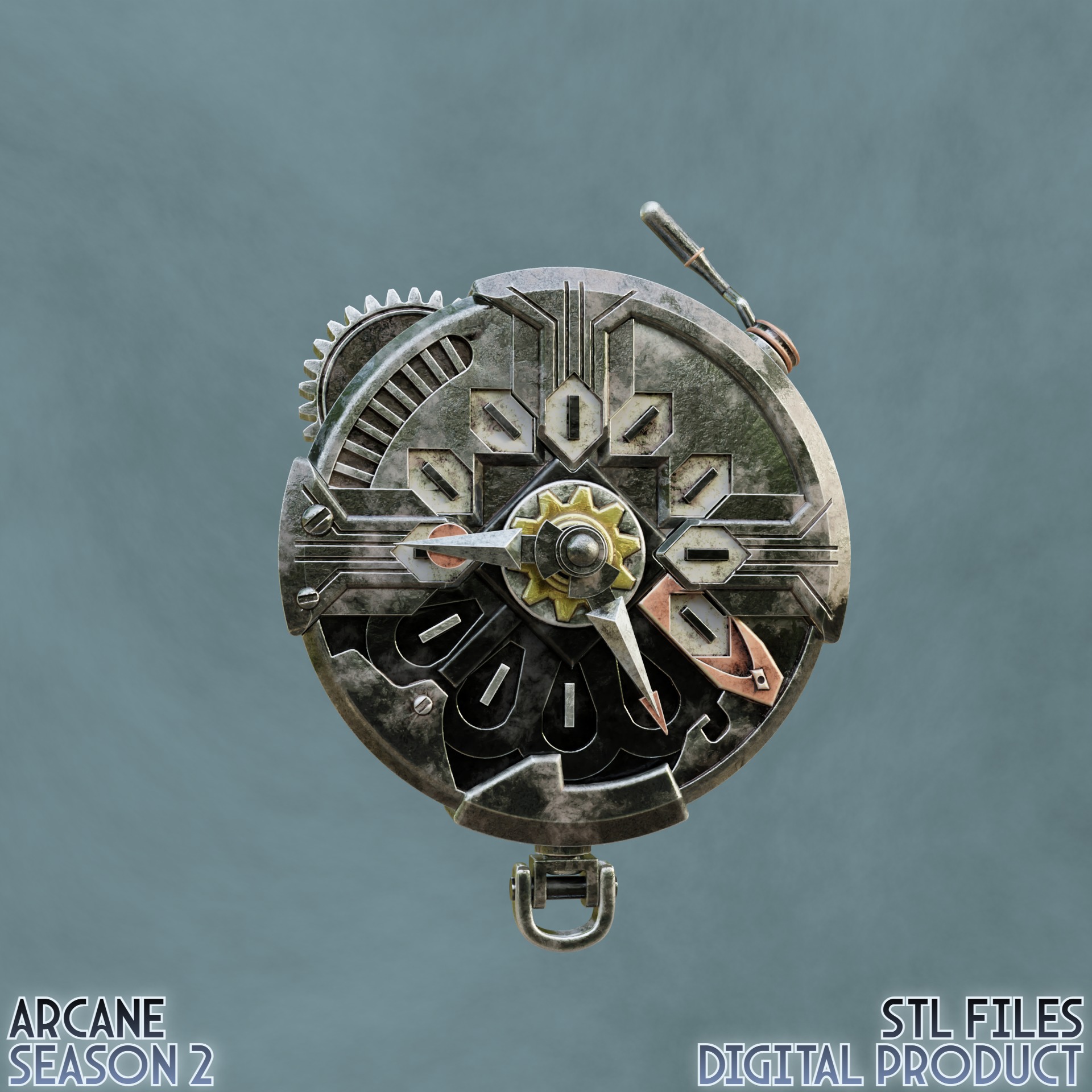 Ekko Stopwatch Arcane League Of Legends 3D model 3D printable | CGTrader