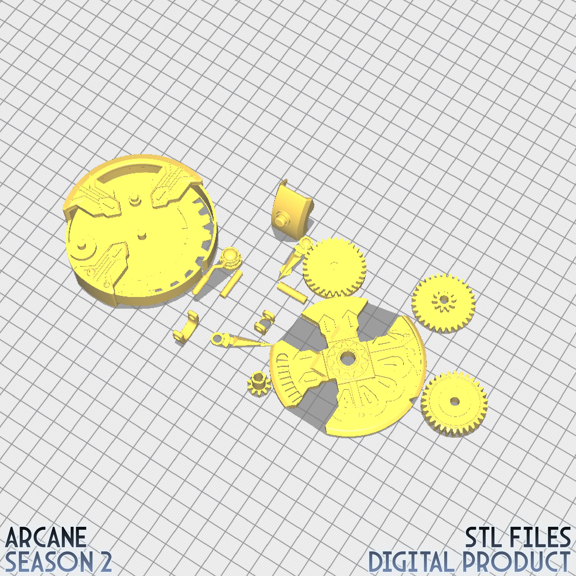 Ekko Stopwatch Arcane League Of Legends 3D model 3D printable | CGTrader