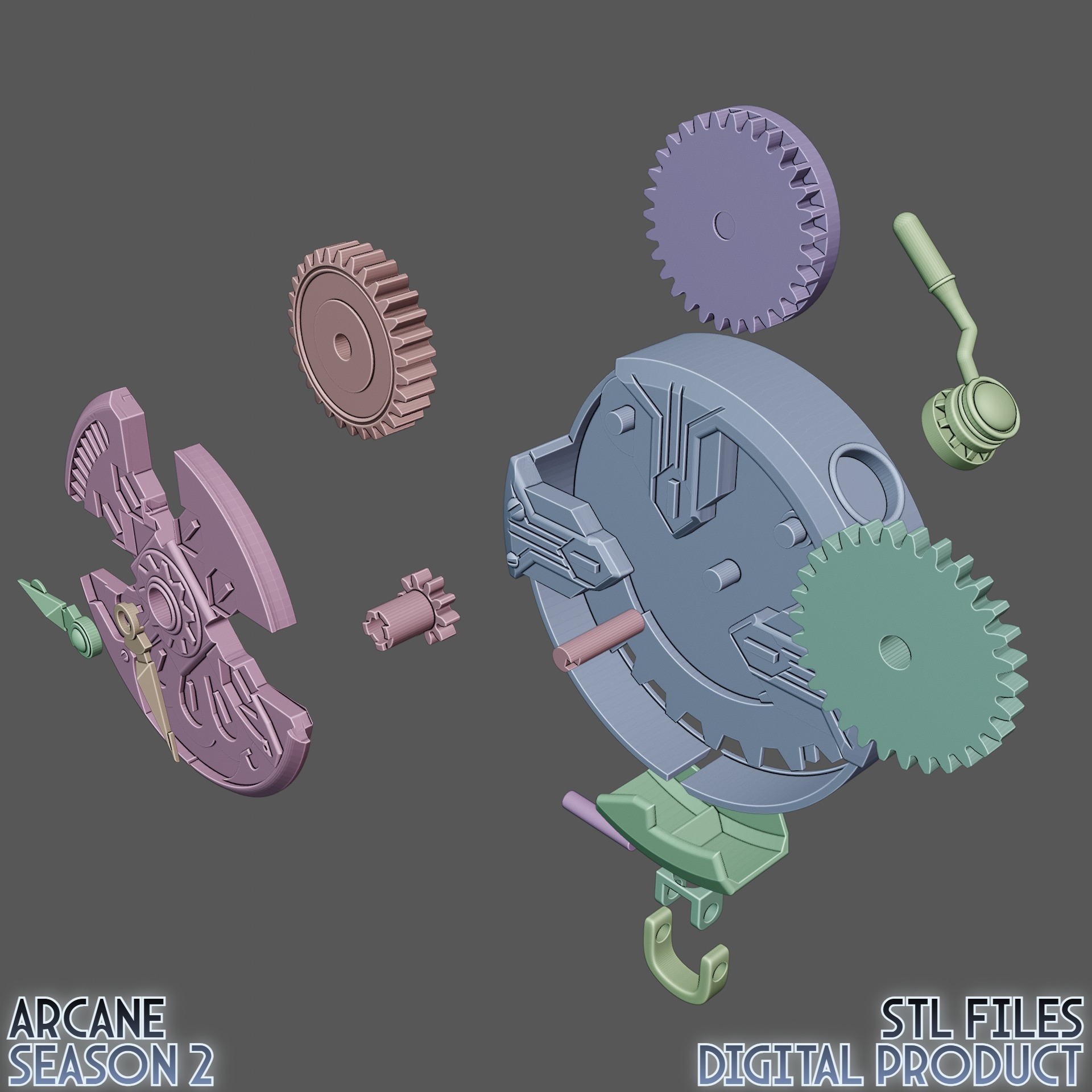 Ekko Stopwatch Arcane League Of Legends 3D model 3D printable | CGTrader