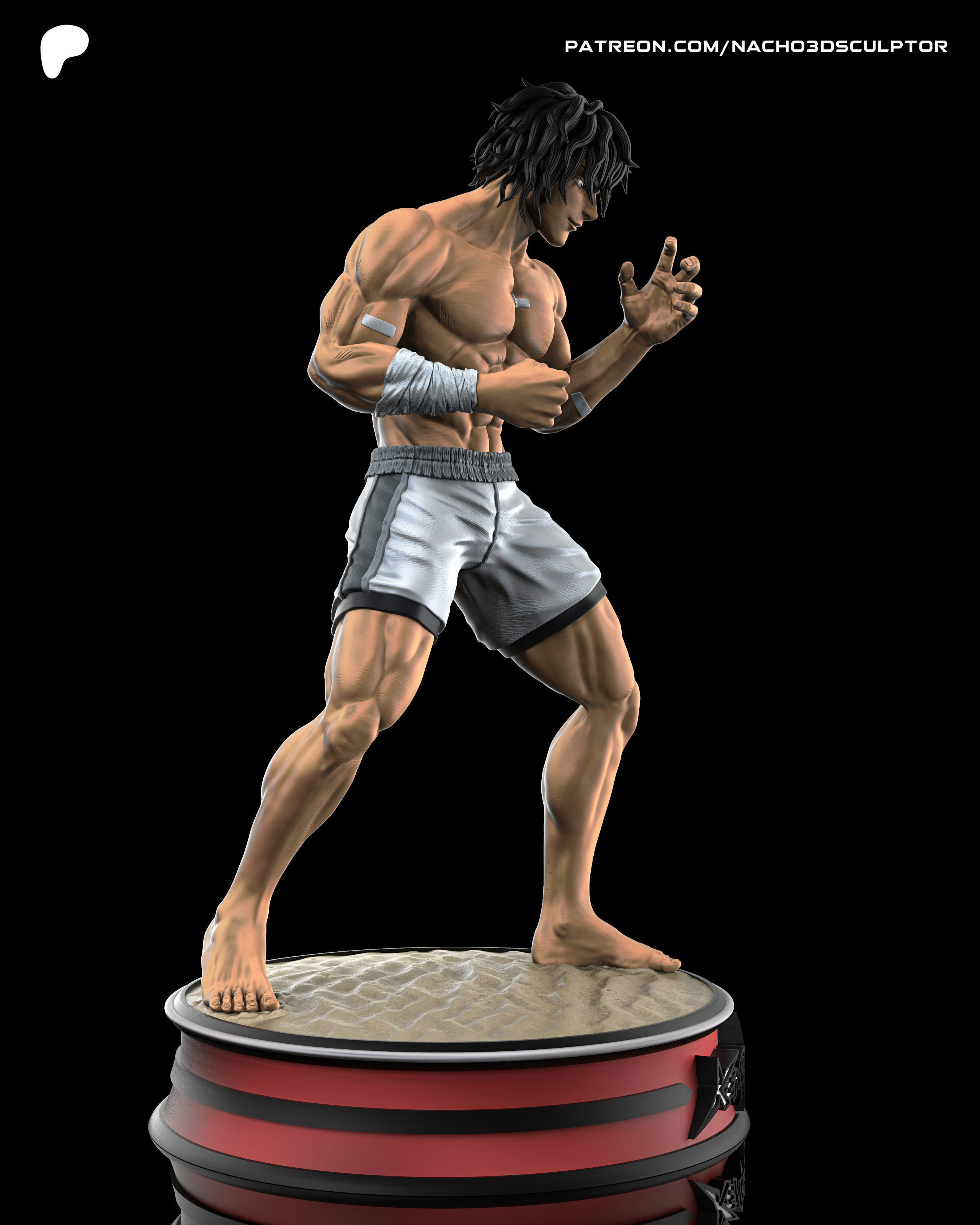 Ohma Tokita - Kengan Ashura 3D model 3D printable | CGTrader