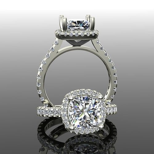 Solitaire Ring 3D model 3D printable | CGTrader
