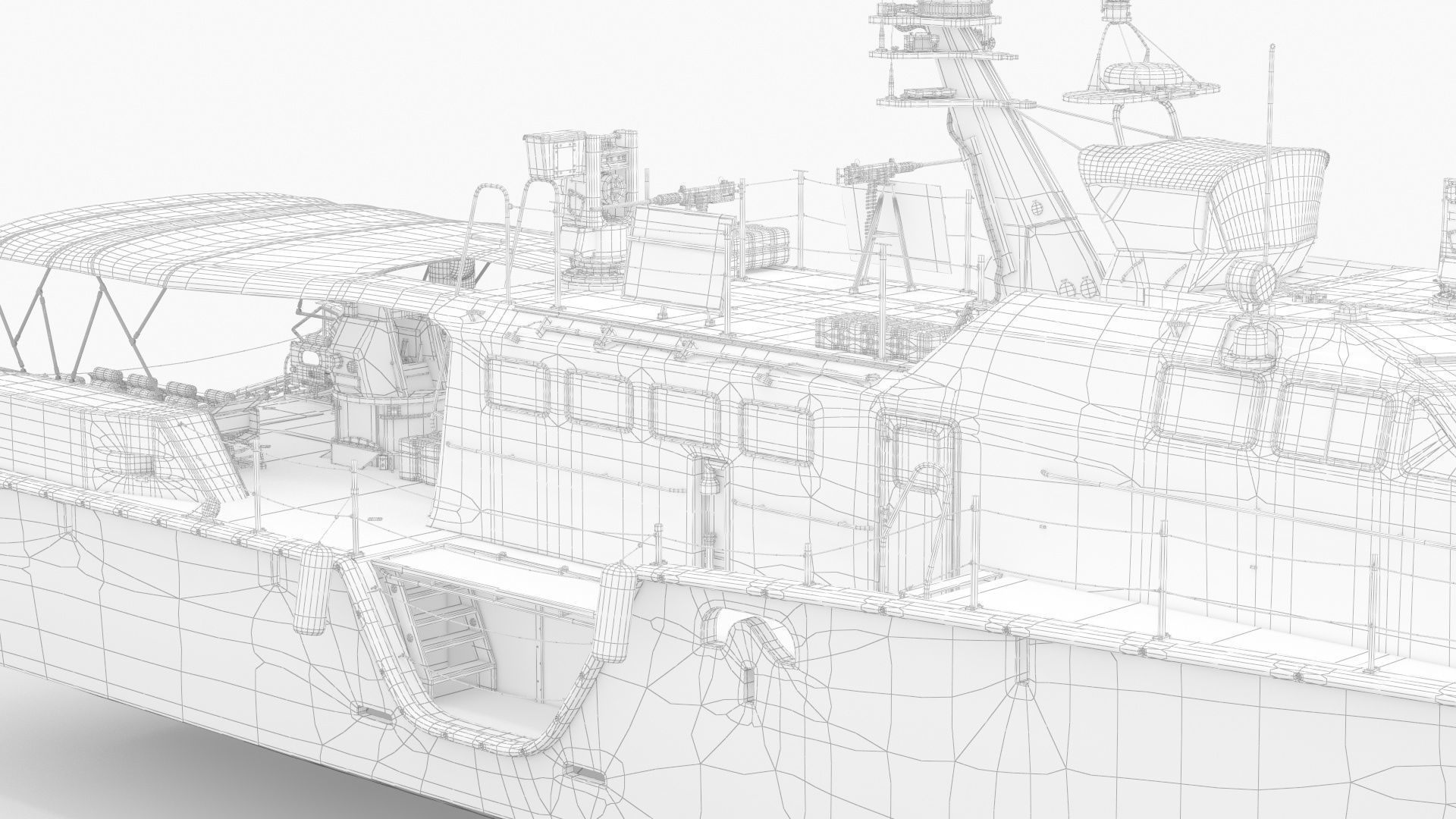 Coastal Command Patrol Boat 3D model | CGTrader