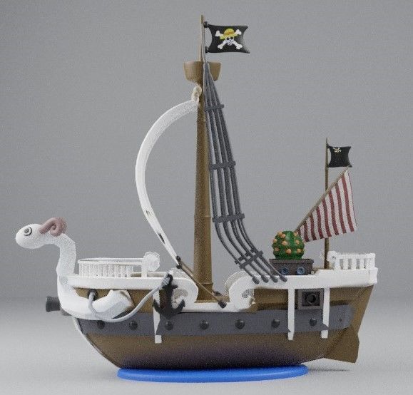 One piece - Going merry 3D model 3D printable | CGTrader