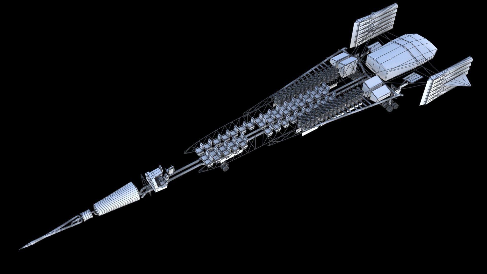 Supersonic VTOL airliner Griffith 3D model | CGTrader