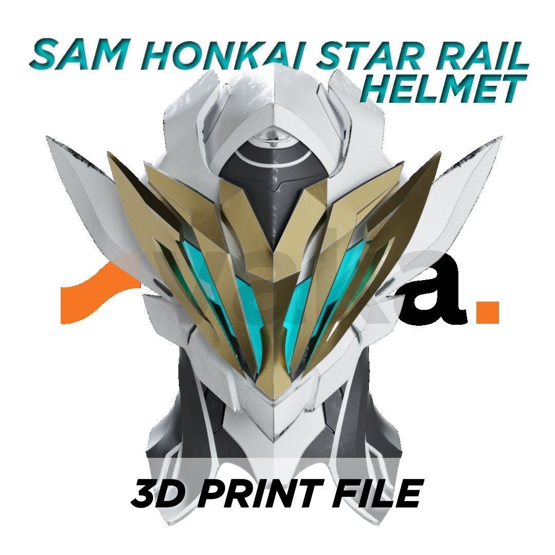 Stellaron Hunter Firefly Sam Honkai Star Rail 3D Model Helmet 3D model ...