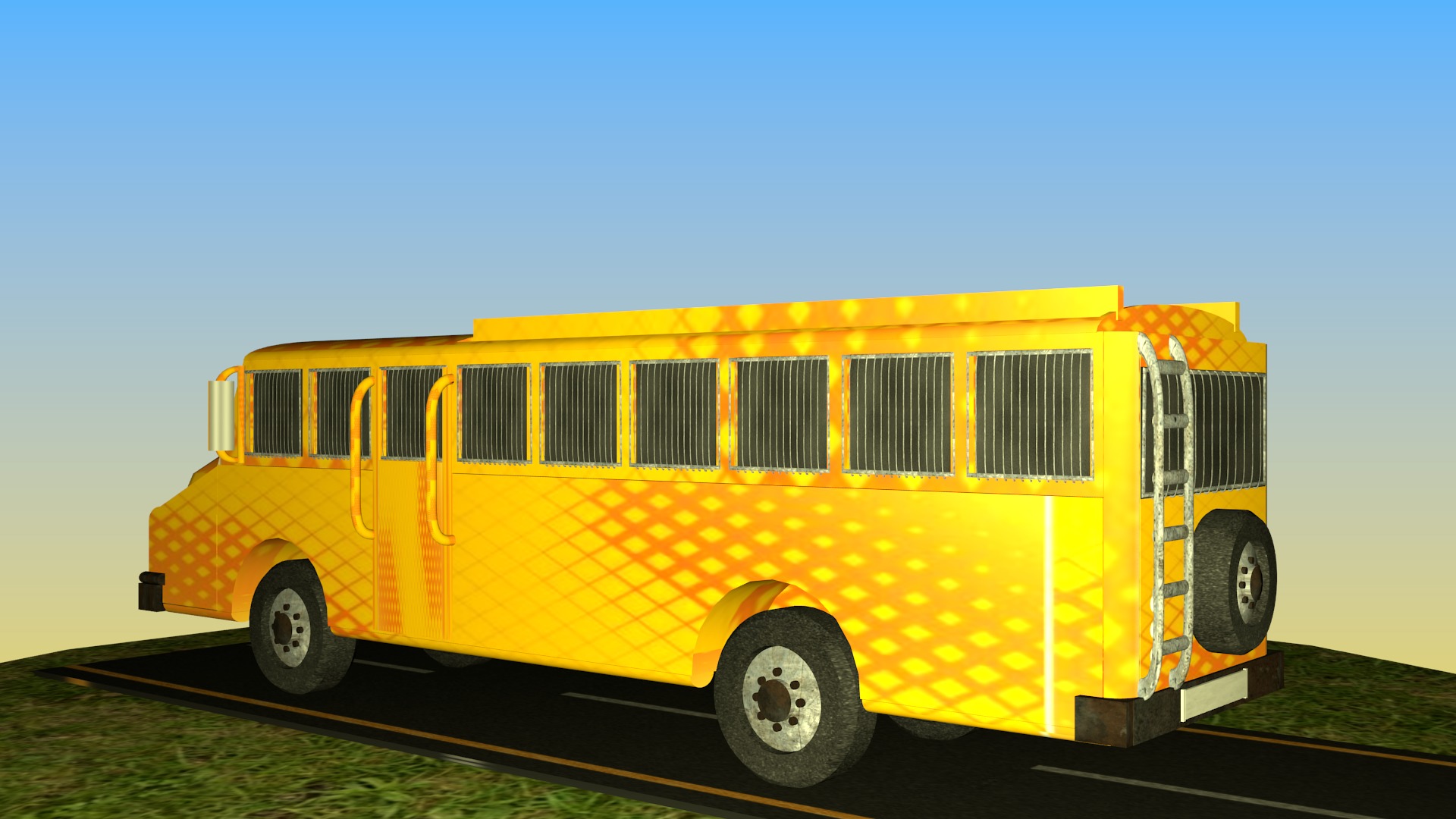 Indian Bus Model Type 4 free VR / AR / low-poly 3D model | CGTrader