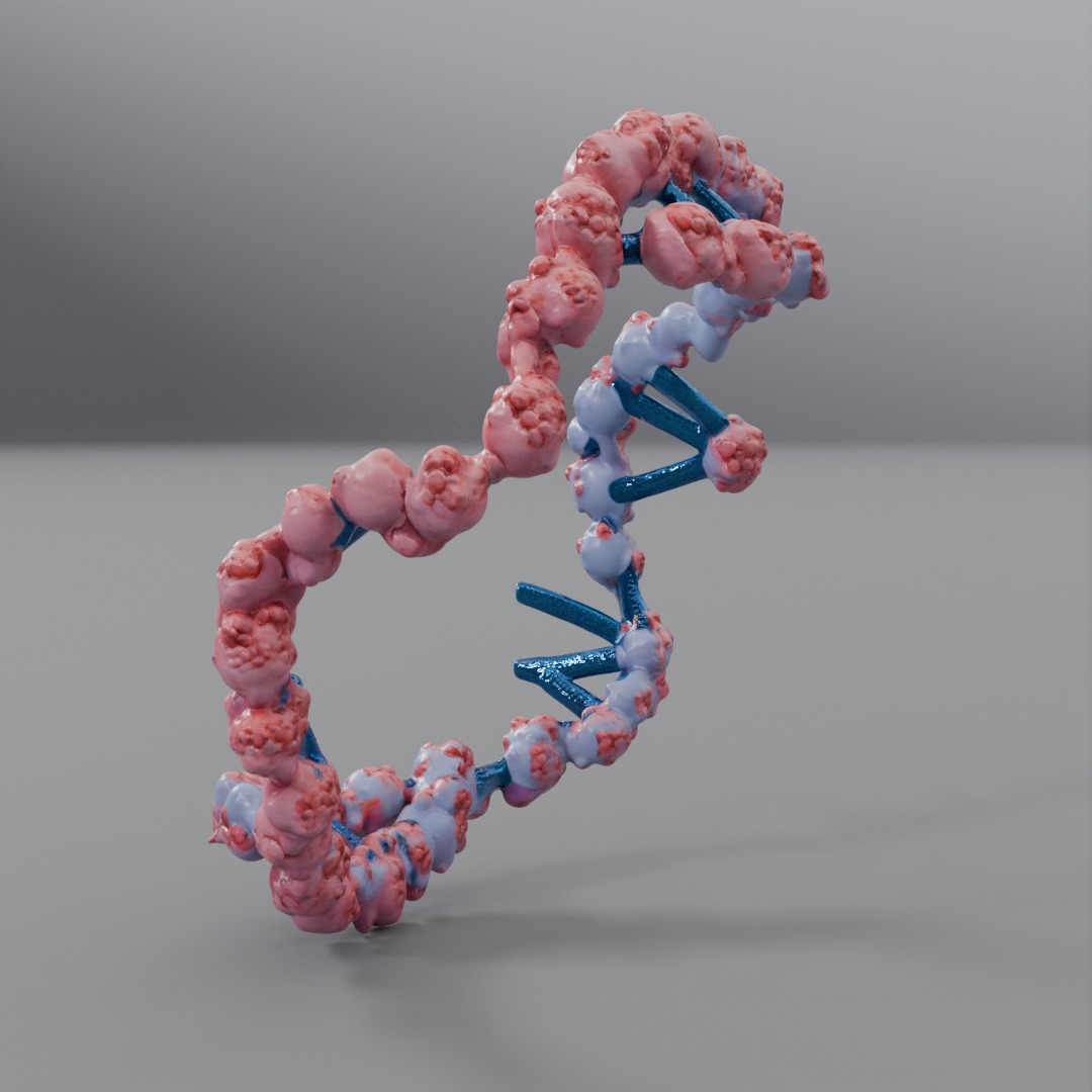 Alien DNA 3D model | CGTrader