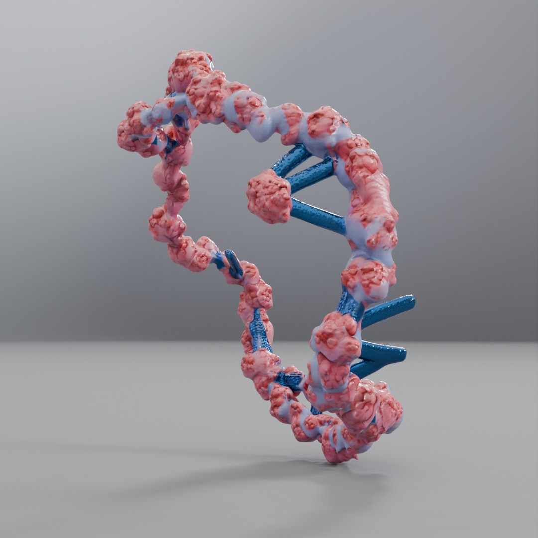 Alien DNA 3D model | CGTrader