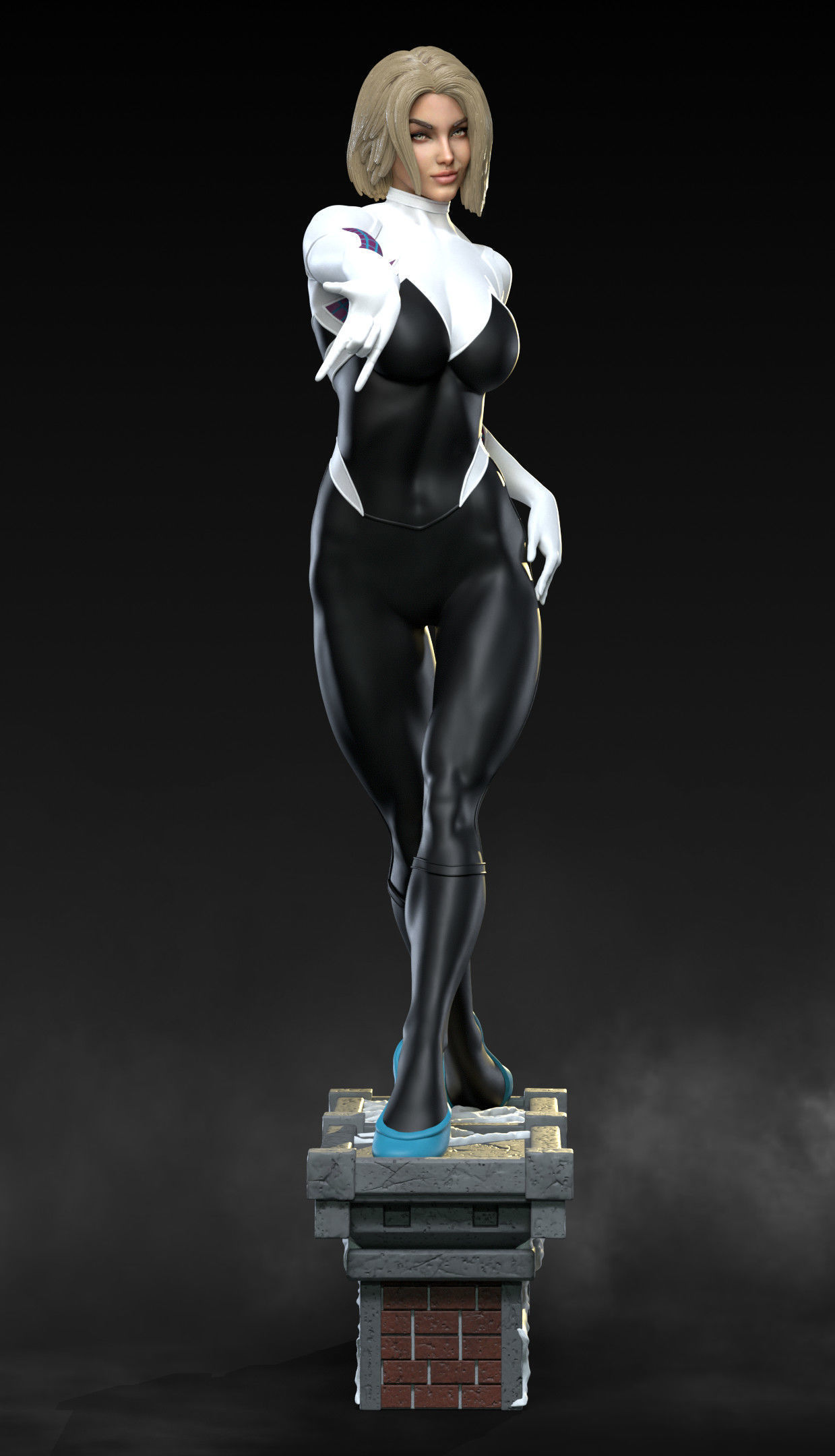 Spider Gwen 3d Model 3d Printable Cgtrader