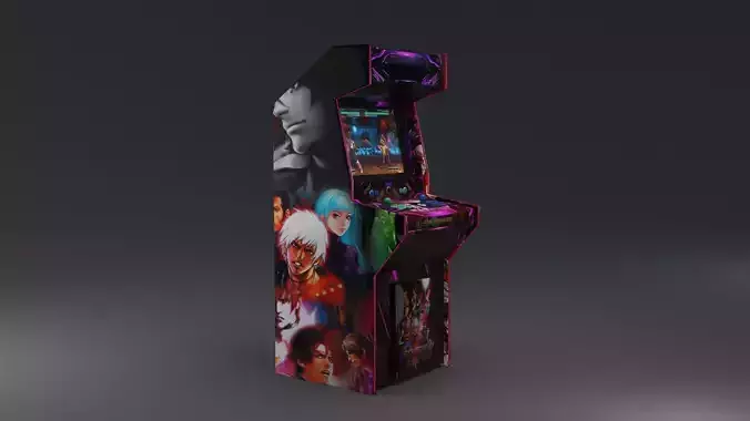 3D model Arcade Machine VR / AR / low-poly | CGTrader