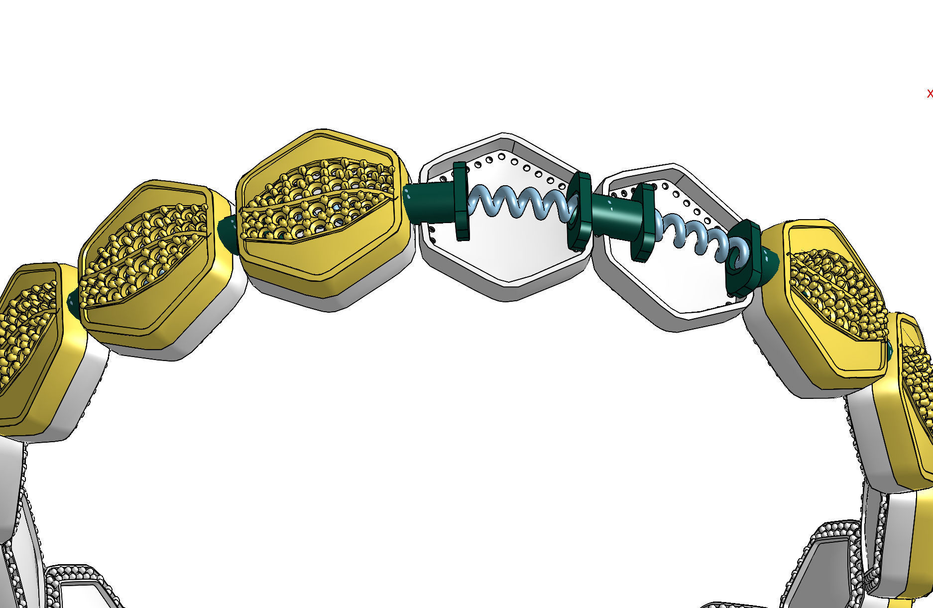 Stretchable bracelet cad file 3D model 3D printable | CGTrader
