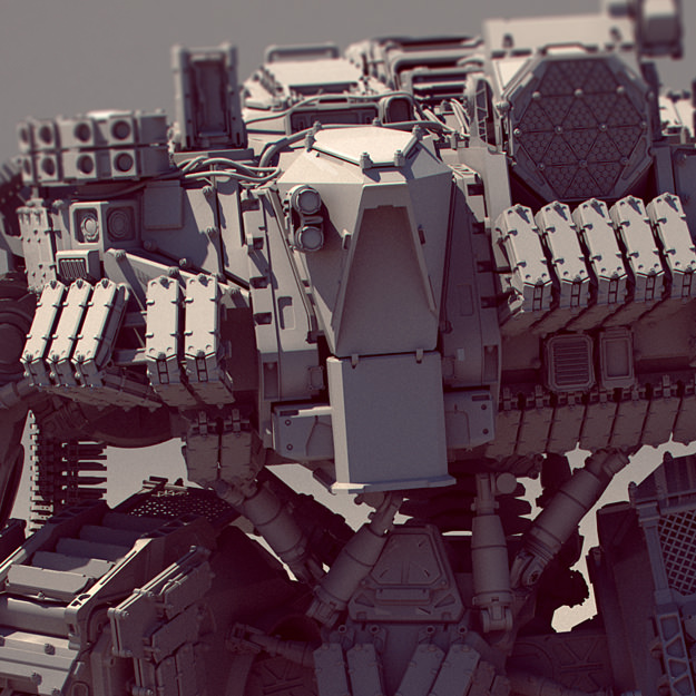 Swashbuckler Mech 3D model | CGTrader