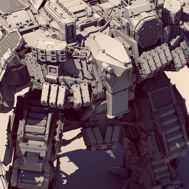 Swashbuckler Mech 3D model | CGTrader