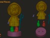 Luce Vatican mascot 3D model 3D printable | CGTrader