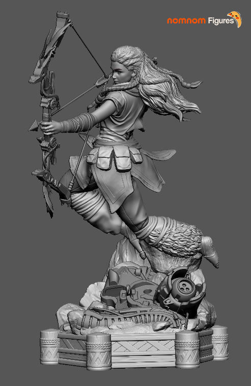 Aloy - Horizon Zero Dawn 3D model 3D printable | CGTrader