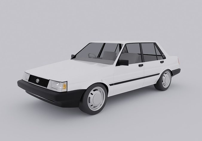 Toyota Corolla KE80 3D model | CGTrader