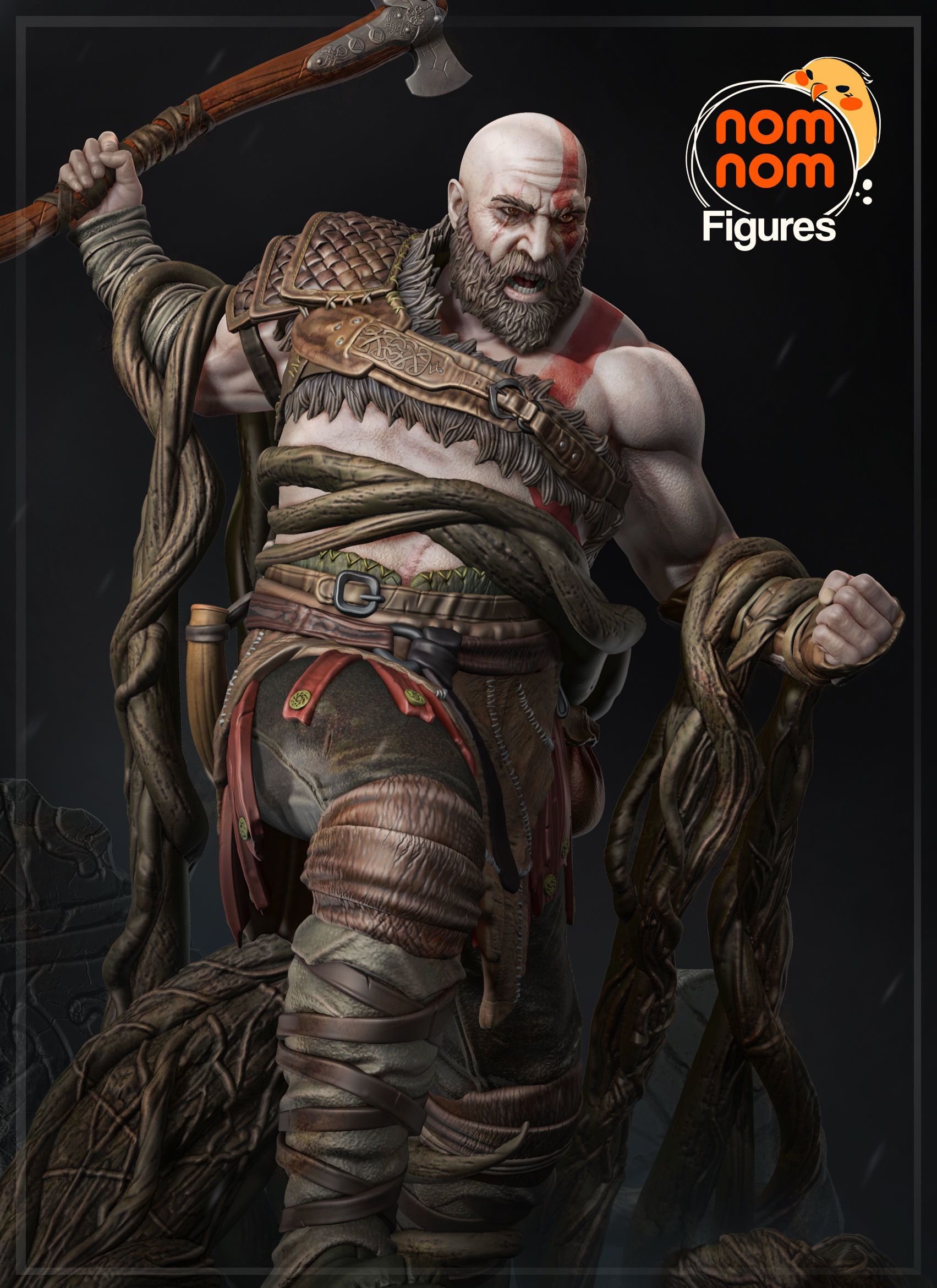 Kratos from God of War 3D model 3D printable | CGTrader