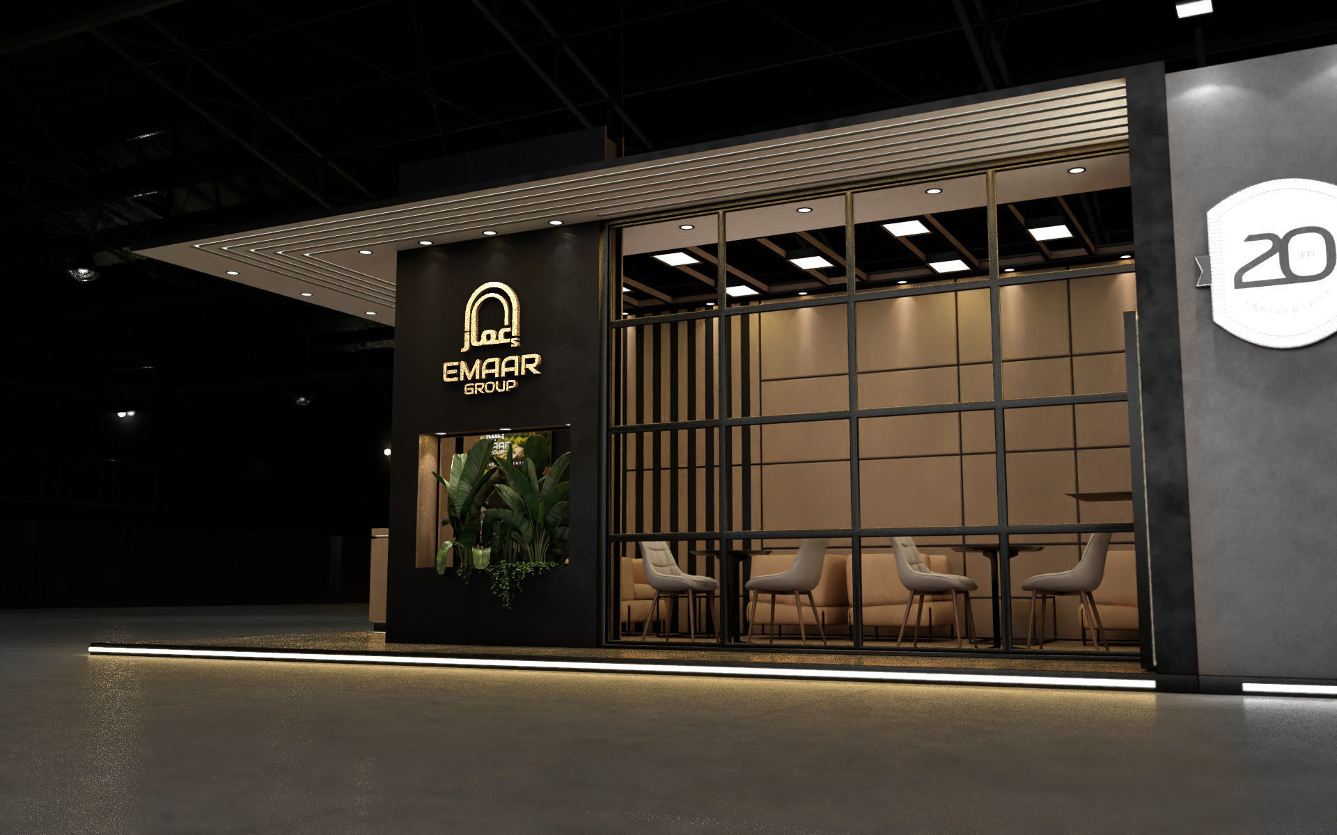 real estate Booth Exhibition Stand 3D model | CGTrader