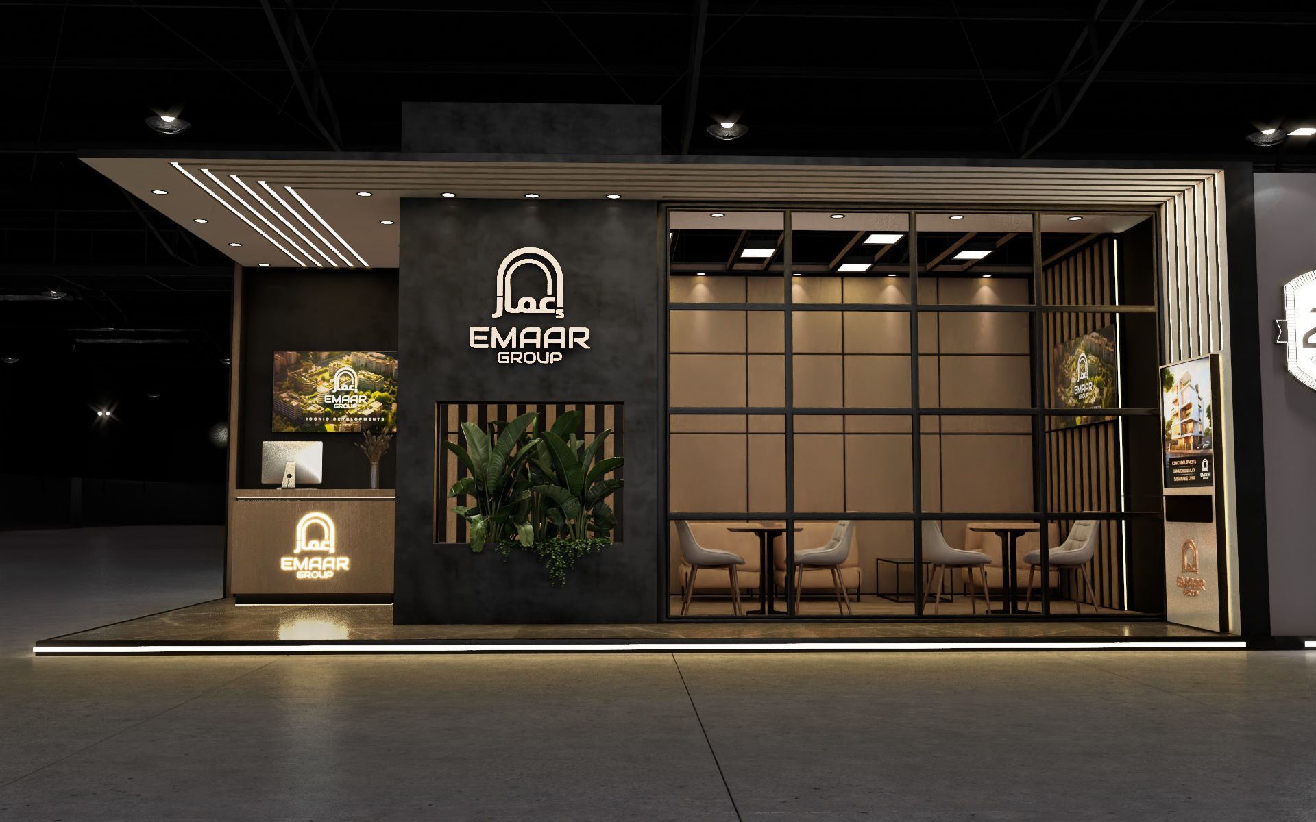 real estate Booth Exhibition Stand 3D model | CGTrader