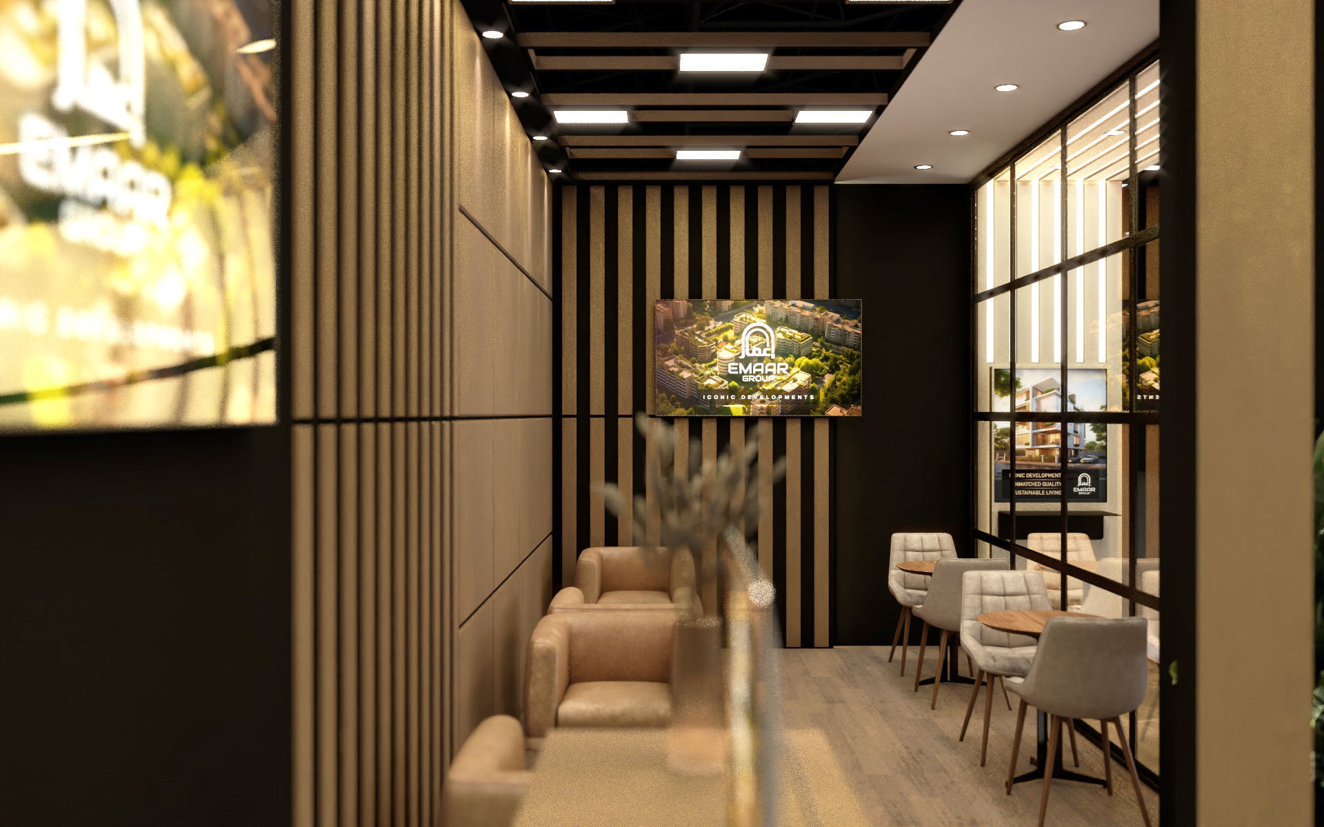 real estate Booth Exhibition Stand 3D model | CGTrader