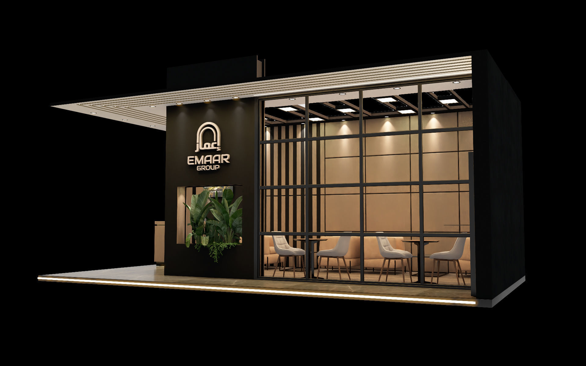 real estate Booth Exhibition Stand 3D model | CGTrader