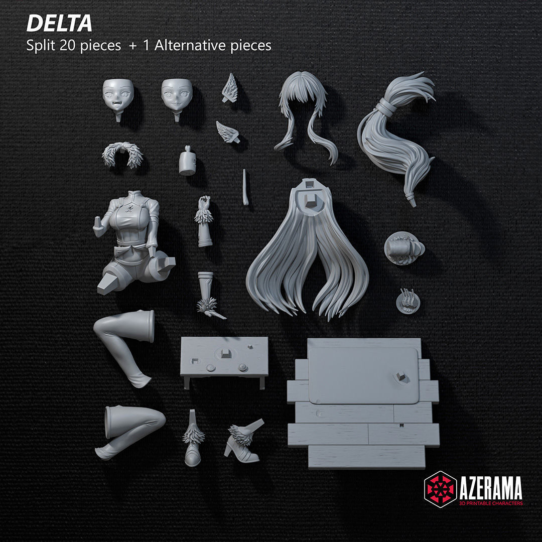 Delta STL Ready for 3D Printing 3D model 3D printable | CGTrader