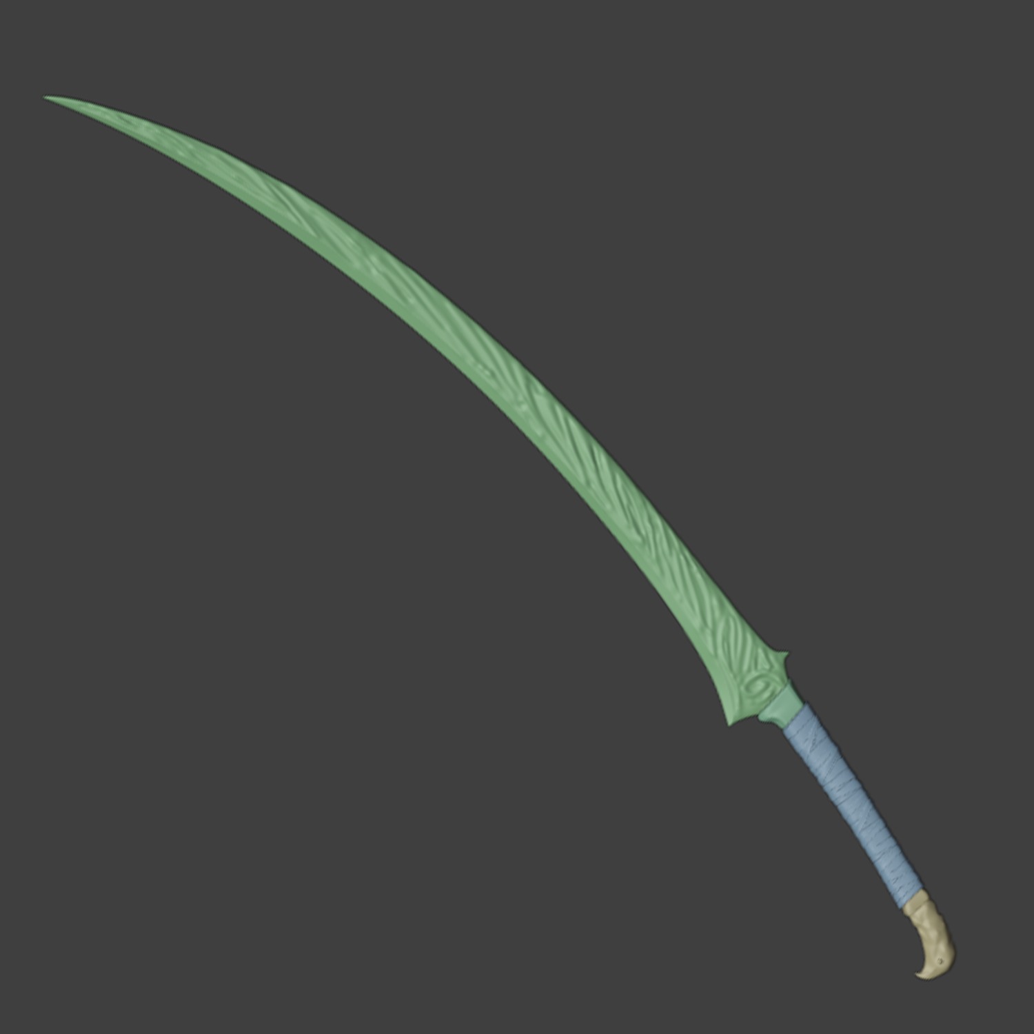 Falx Sword scale - Elden ring 3D model 3D printable | CGTrader