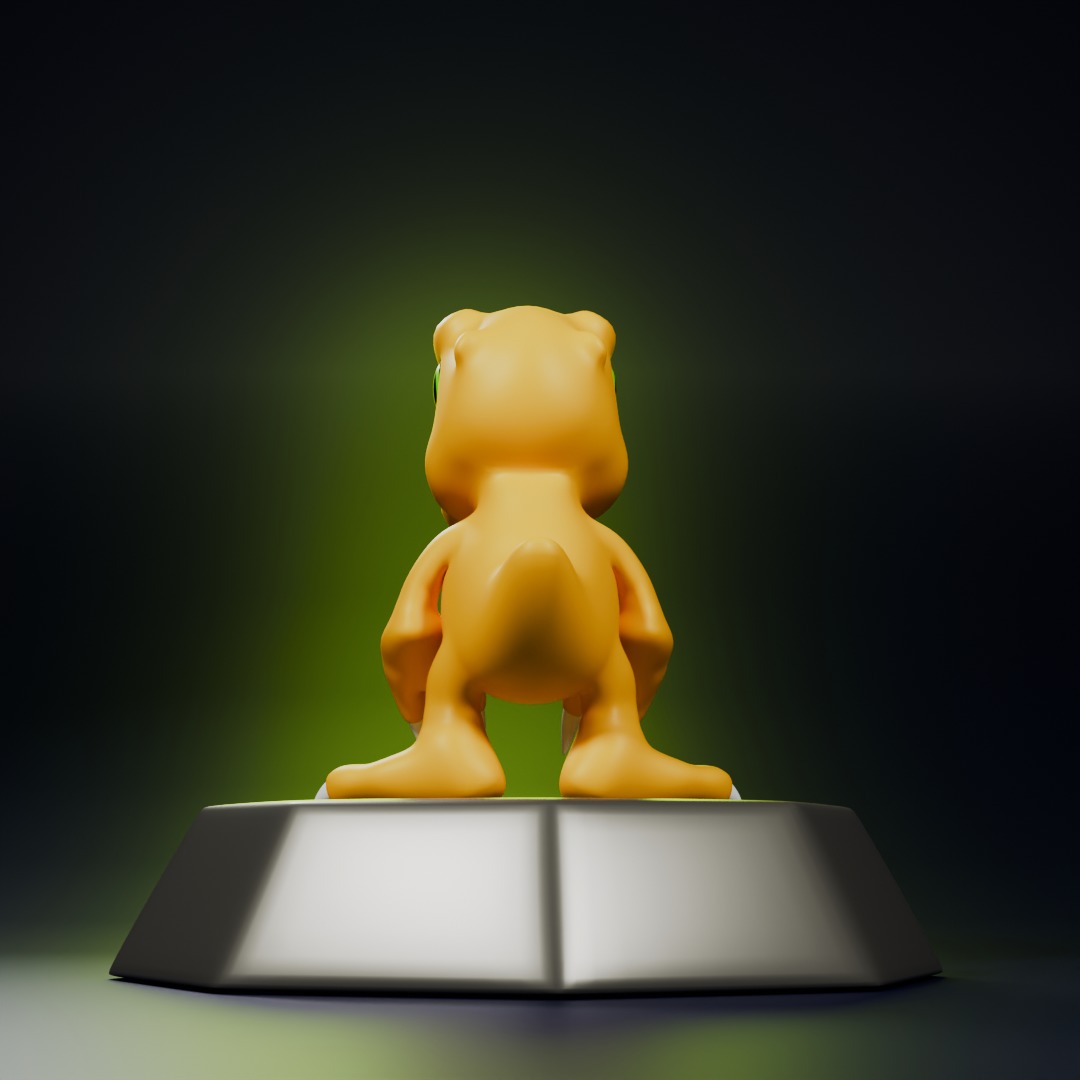 Agumon from digimon adventure 3D model 3D printable | CGTrader