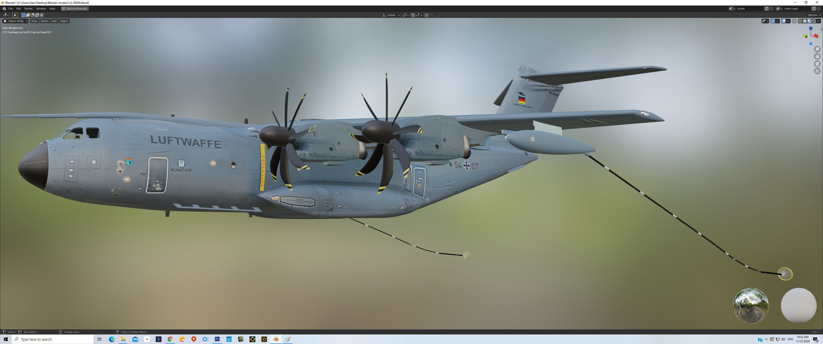 A 400M aircraft free 3D model | CGTrader