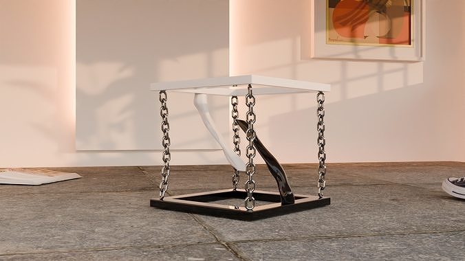 Tensegrity table 3D model | CGTrader