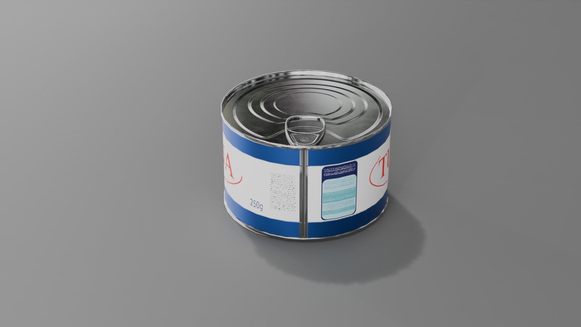 Realistic 3D Tuna Can Model free VR / AR / low-poly 3D model | CGTrader
