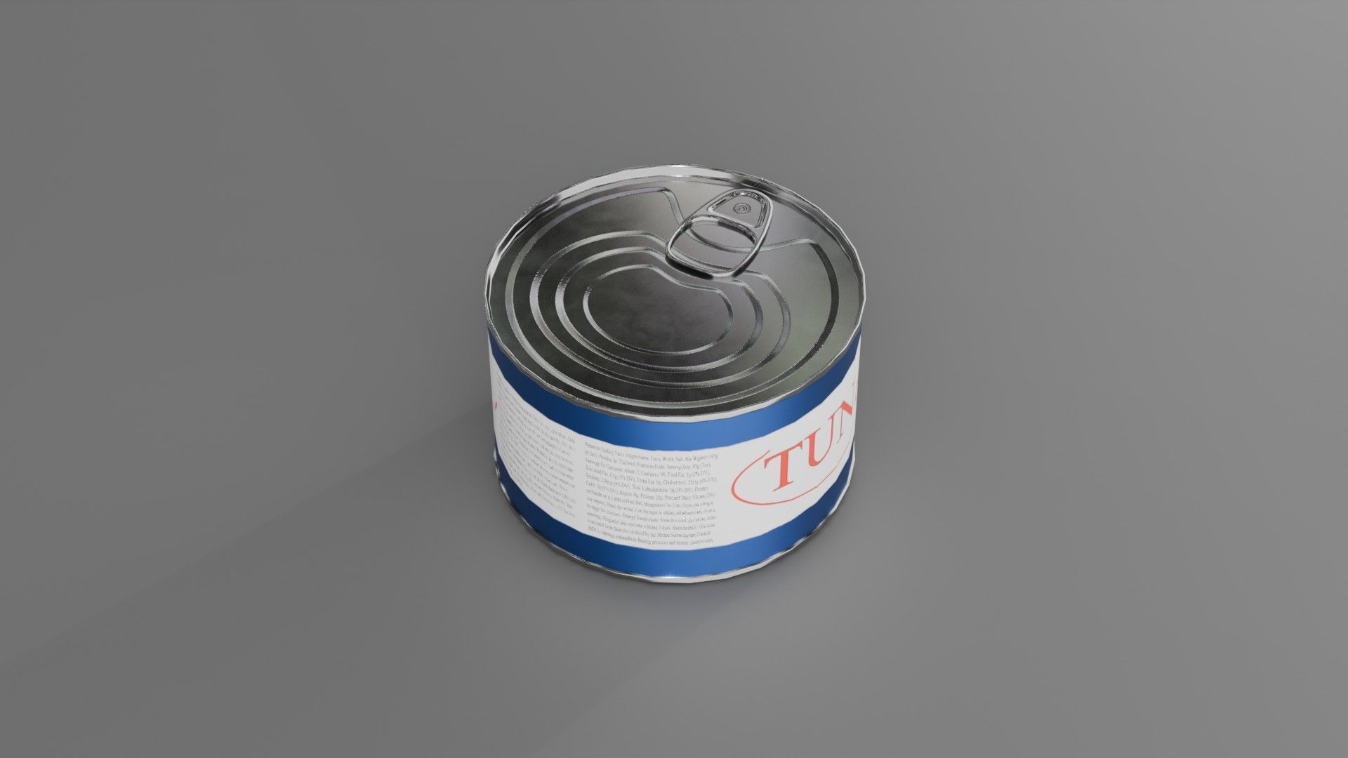 Realistic 3D Tuna Can Model free VR / AR / low-poly 3D model | CGTrader