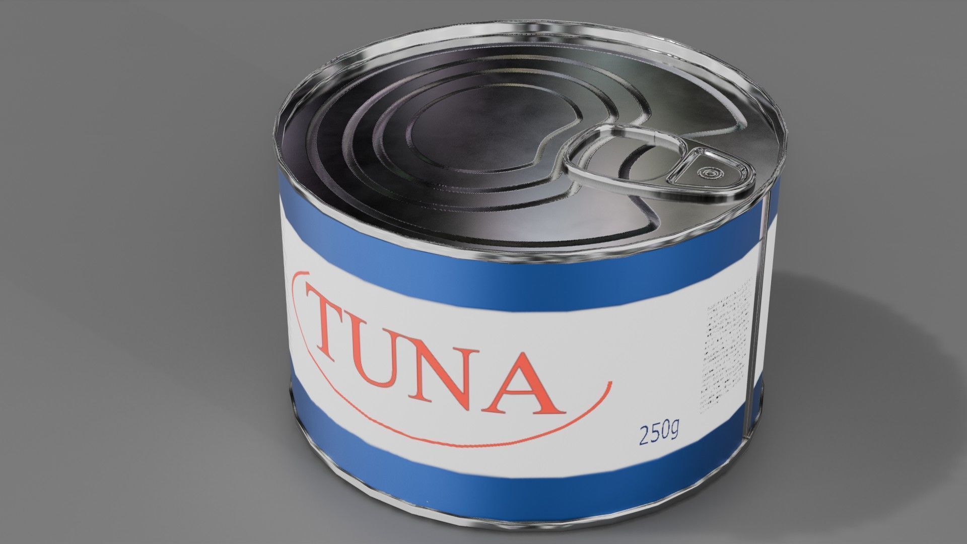 Realistic 3D Tuna Can Model free VR / AR / low-poly 3D model | CGTrader