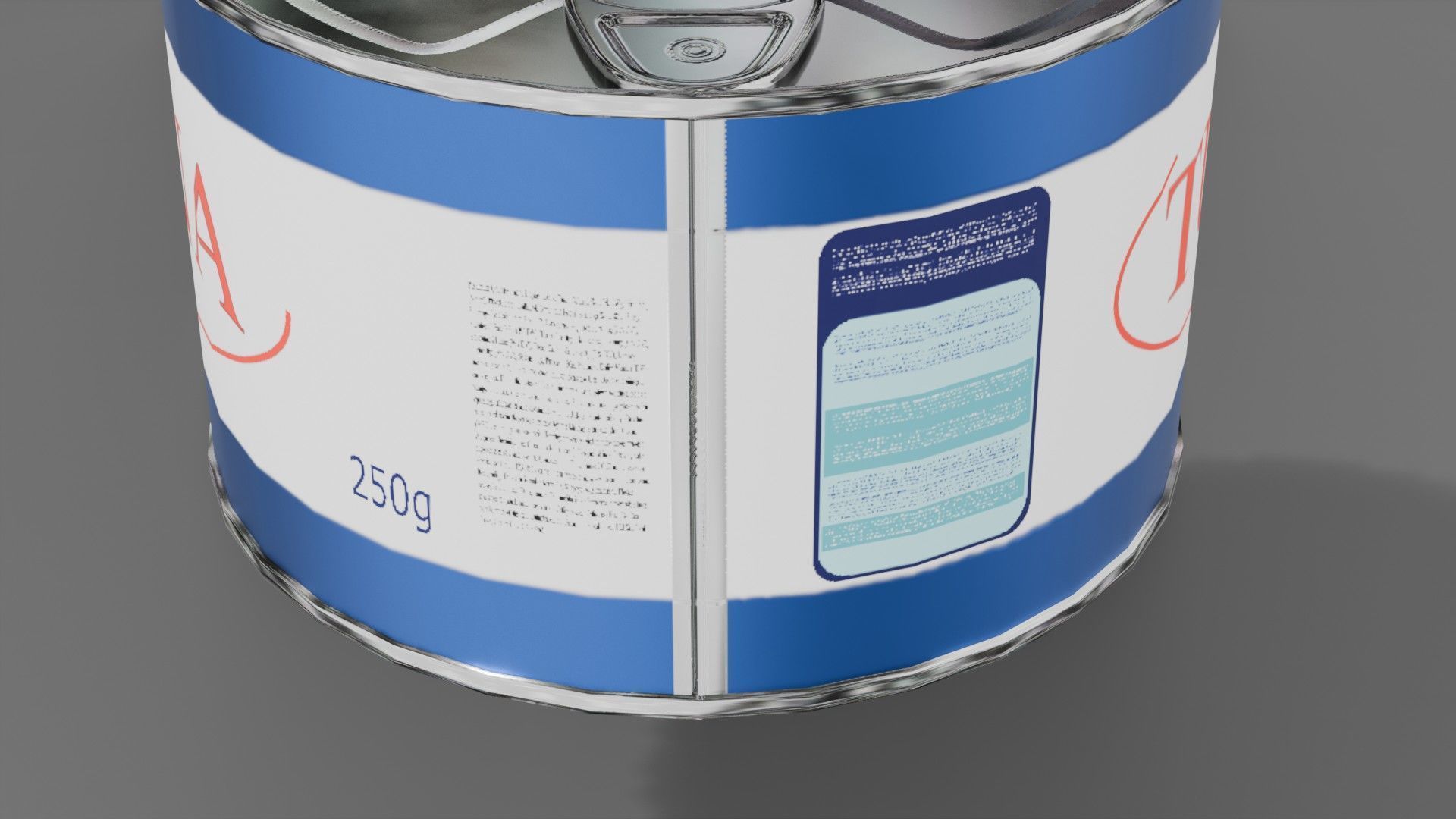 Realistic 3D Tuna Can Model free VR / AR / low-poly 3D model | CGTrader